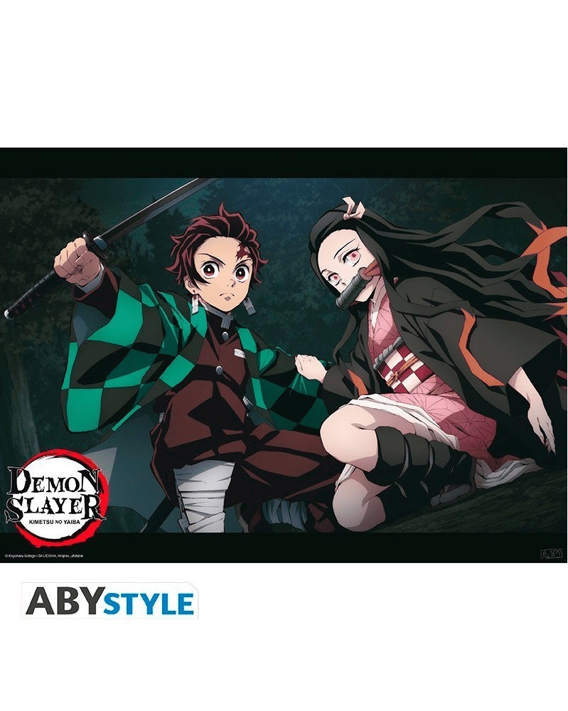 Demon Slayer Poster Tanjiro And Nezuko Fight Position X The Best Porn Website