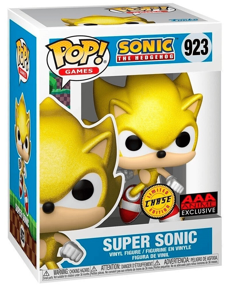 Funko POP Games - Sonic The Hedgehog - Super Sonic (AAA)(Chase) Funko POP Games - Sonic The Hedgehog - Super Sonic (AAA)(Chase)